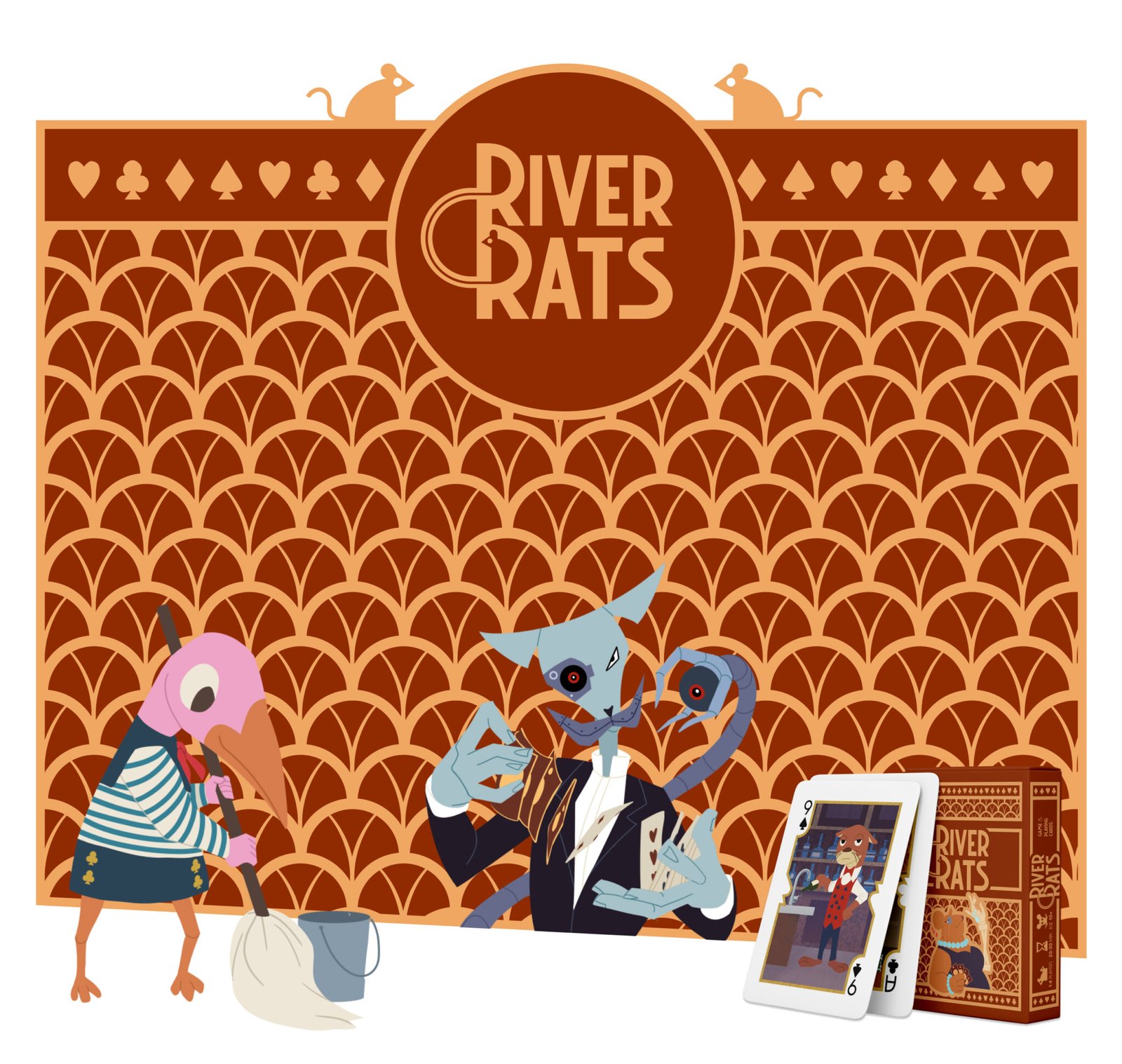 River Rats card game by Four Suit Studio
